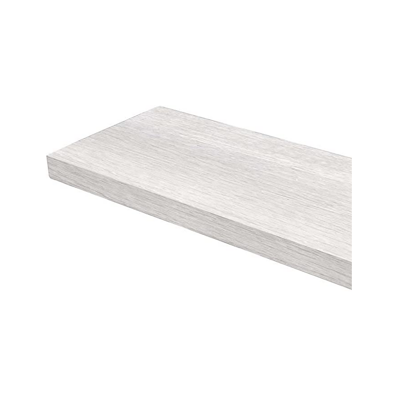 Mensola da parete in mdf bianco 40x25x4 cm